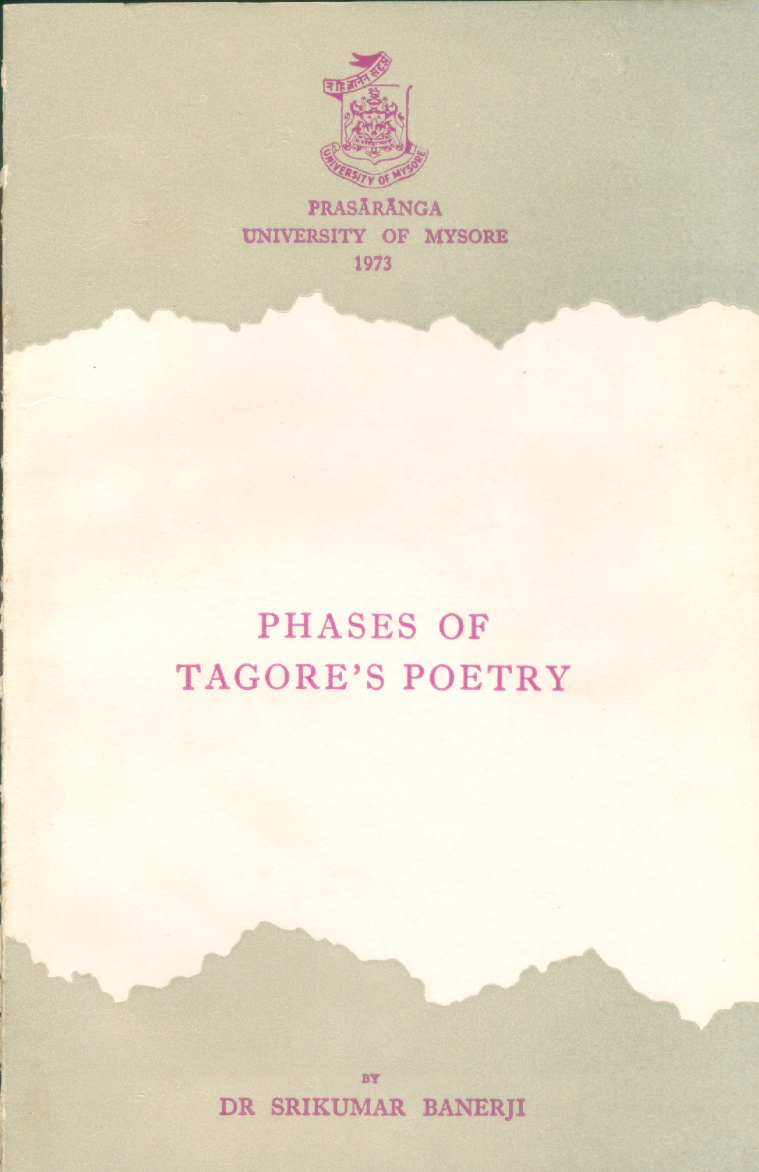Phases of Tagore's Poetry